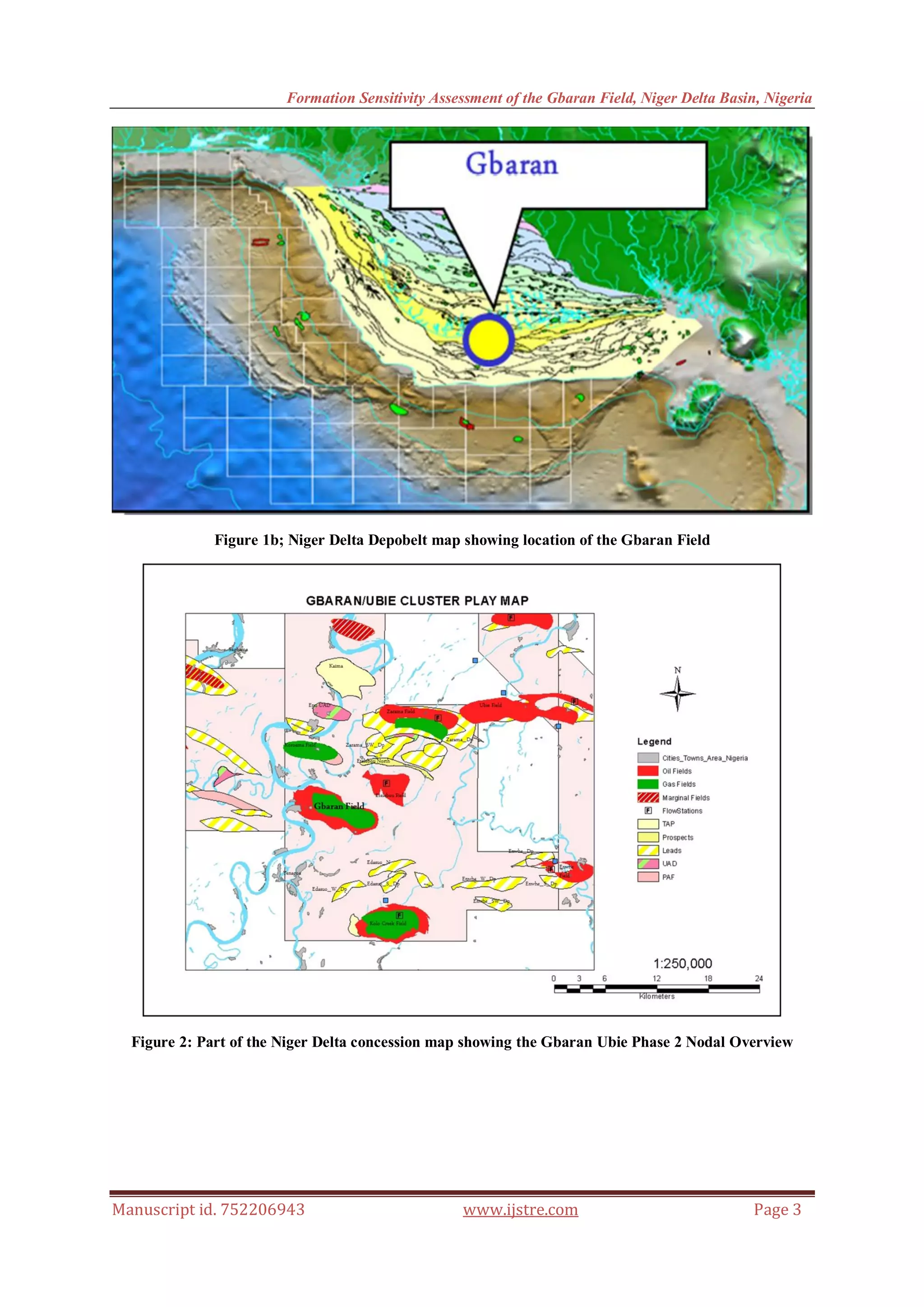 Formation Sensitivity Assessment of the Gbaran Field, Niger Delta Basin ...