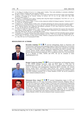 Design and development of learning model for compression and processing of deoxyribonucleic acid ...