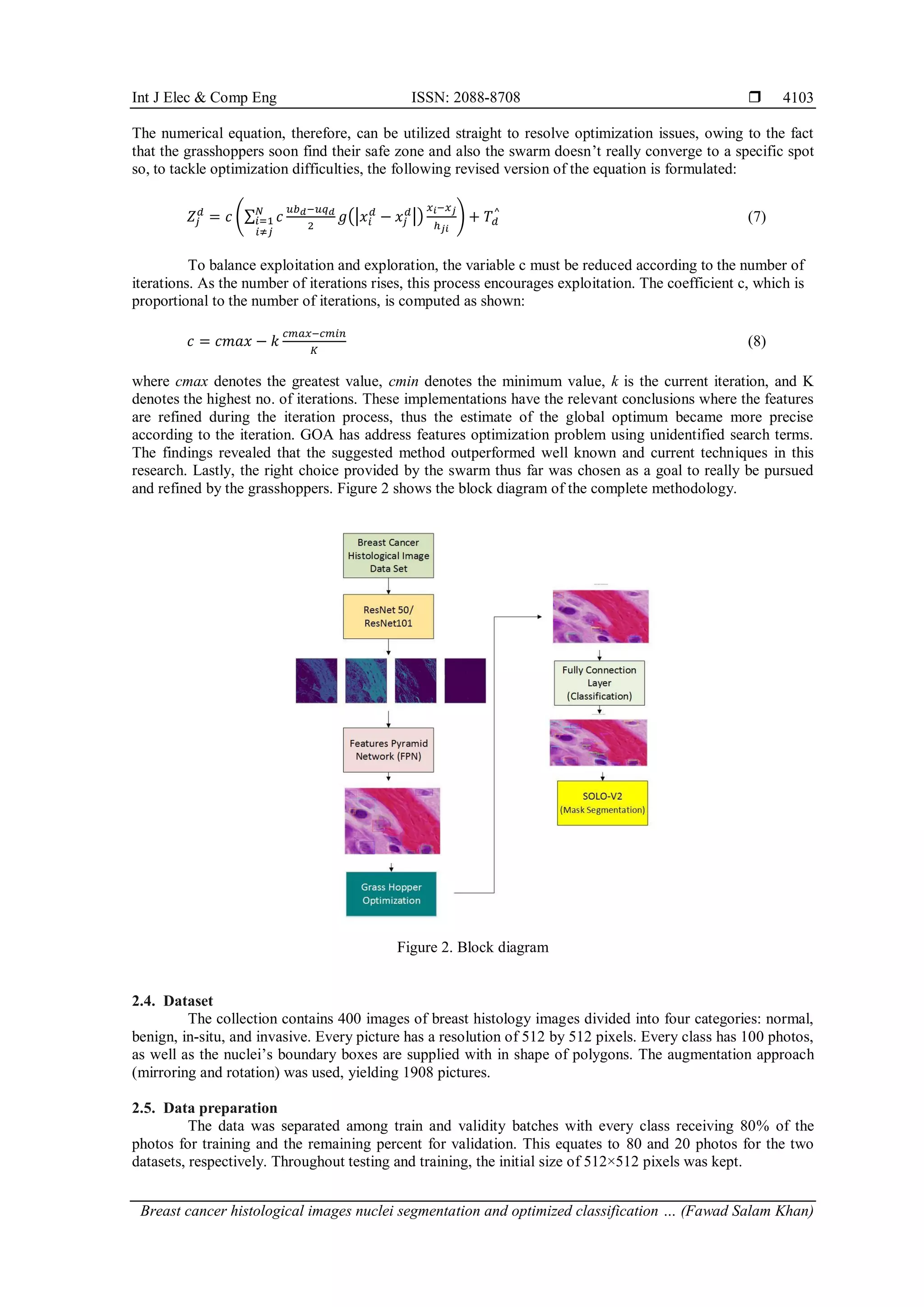 Breast cancer histological images nuclei segmentation and optimized classification with deep ...