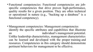 Competency Mapping significance in industries | PPTX