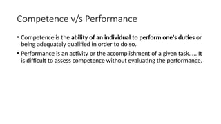 Competency Mapping significance in industries | PPTX