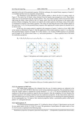 Randomness properties of sequence generated using logistic map with novel permutation and ...