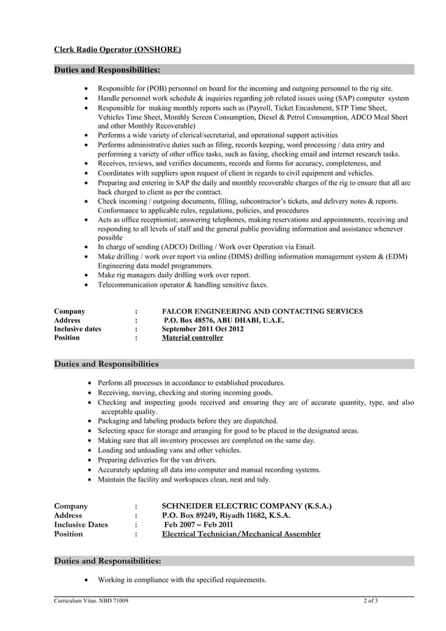 NOEL DAVID CV NEW | PDF