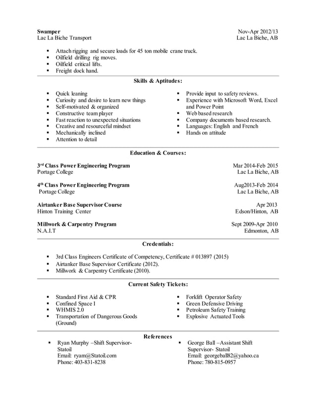 Resume May 2015 | DOCX