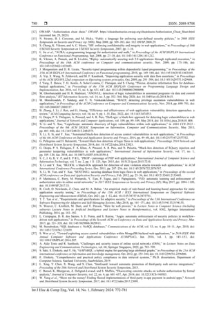 Survey on detecting and preventing web application broken access control attacks | PDF