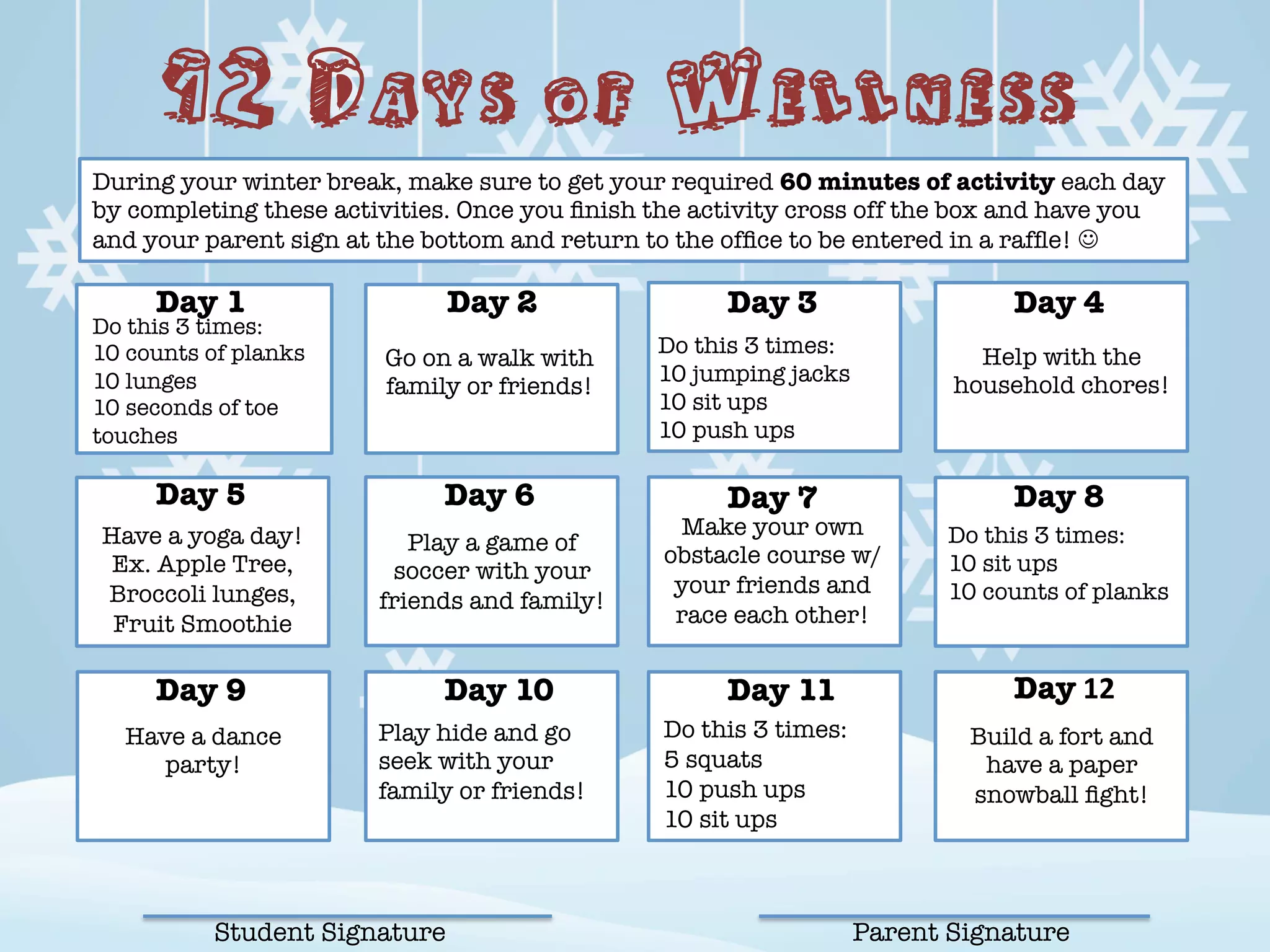 12 Days of Wellness | PDF