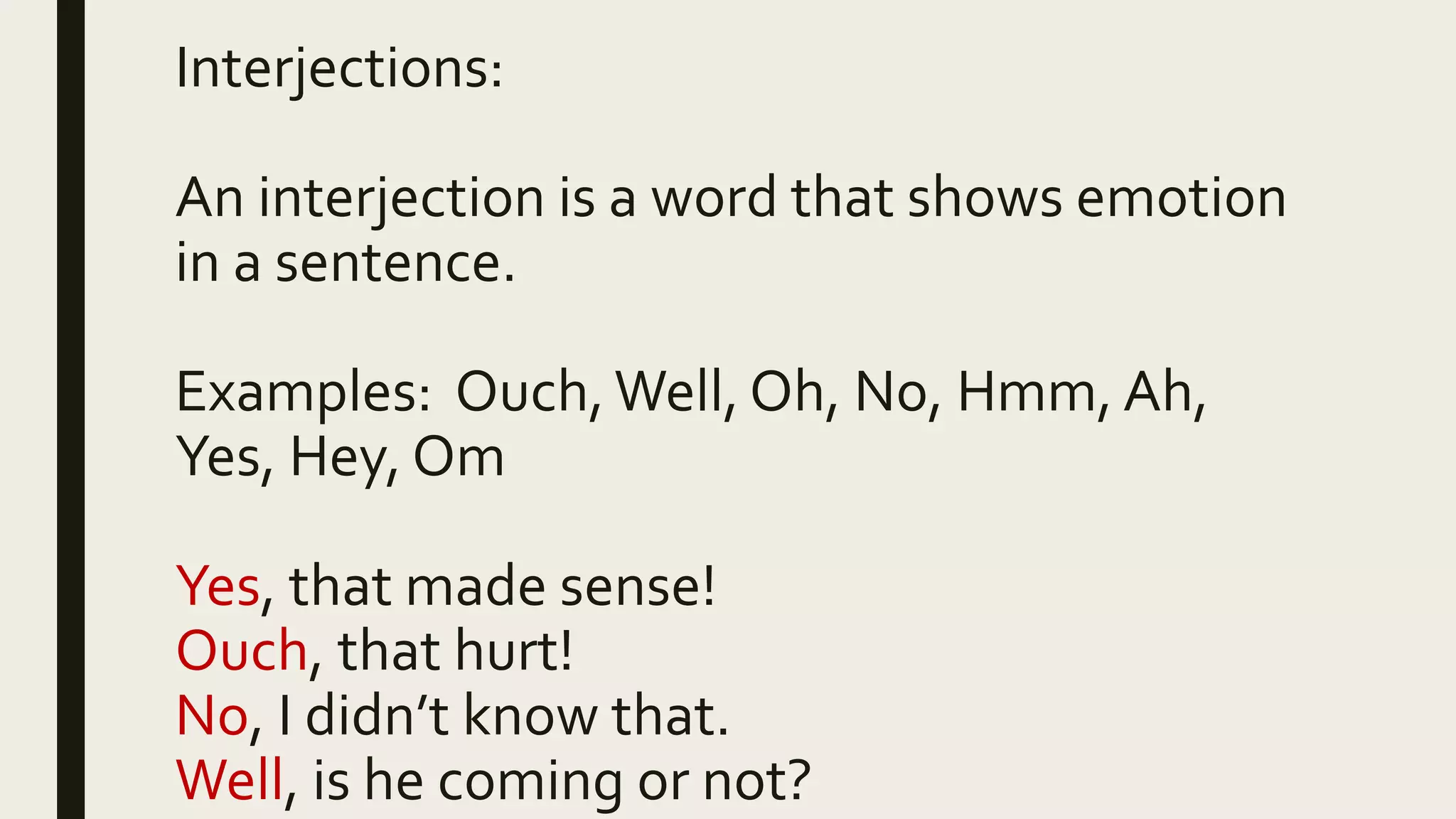 Parts of Speech | PPTX