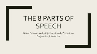 Parts of Speech | PPTX