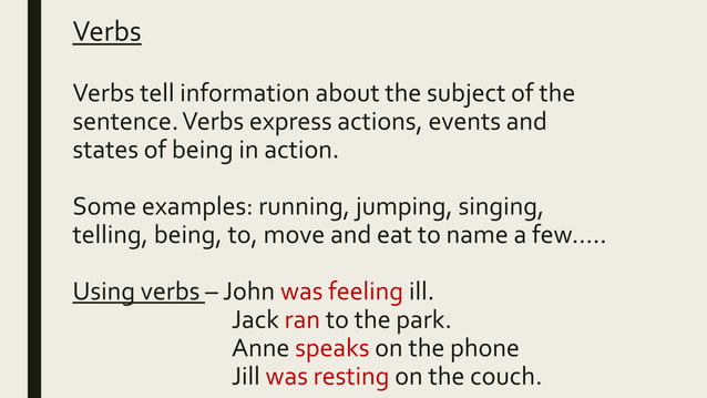 Parts of Speech | PPTX