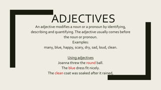 Parts of Speech | PPTX