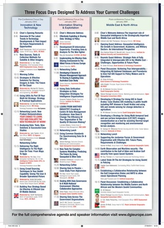 GeoInt Conference Agenda | PDF