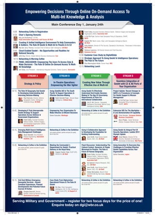 GeoInt Conference Agenda | PDF