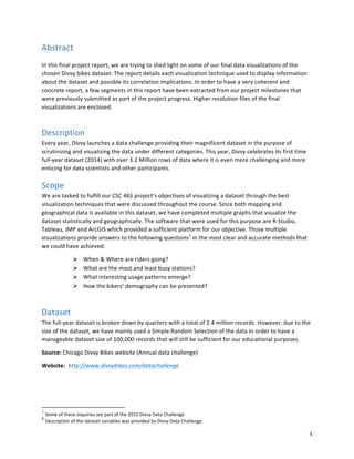 Final Project Report | PDF