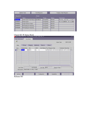 CREATE INTERNAL SALES ORDER | PDF