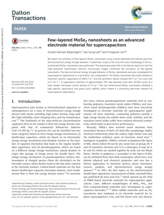 Few-layered MoSe2 nanosheets an an advanced... | PDF