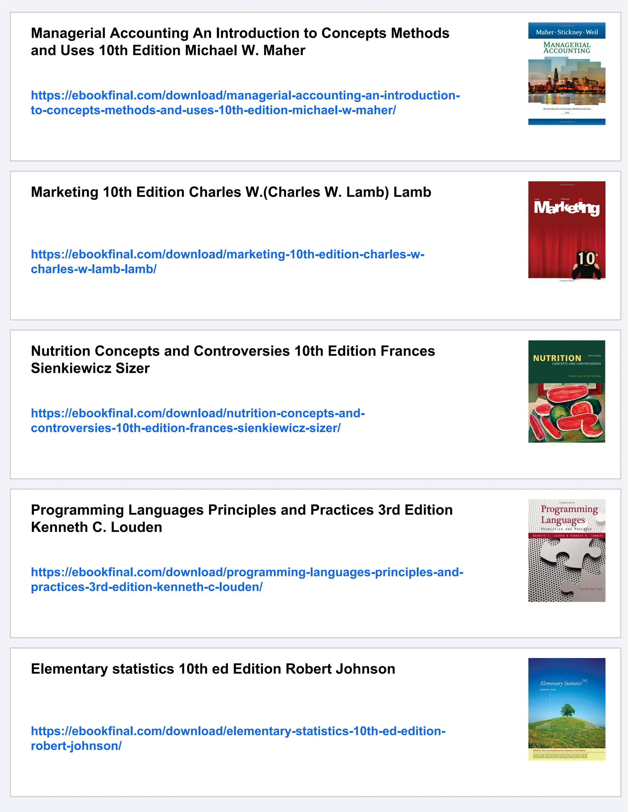 Concepts of programming languages 10th Edition Robert W. Sebesta | PDF