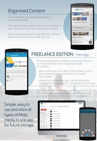 Mojo Reporter Brochure | PDF