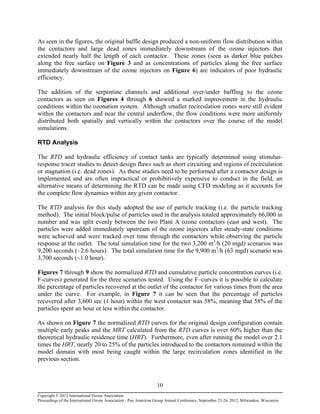 Ozone Contactor Design Improvements using CFD Modeling | PDF