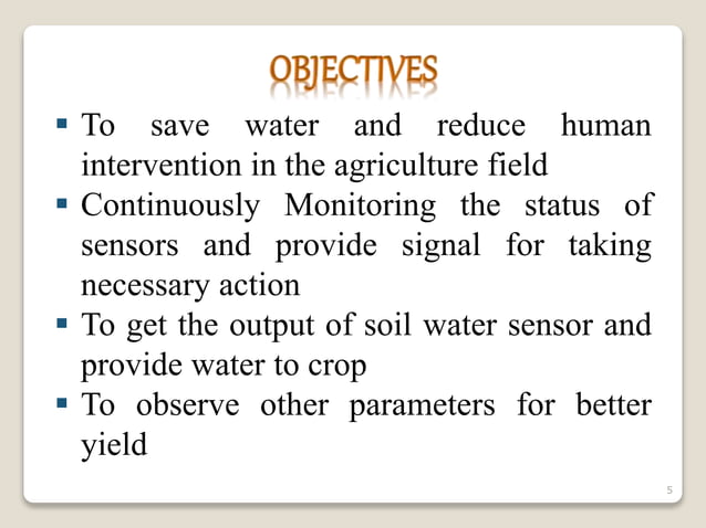 Smart Irrigation ppt | PPTX | Agriculture | Industries