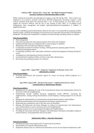 Karen CV - Aug16 | PDF