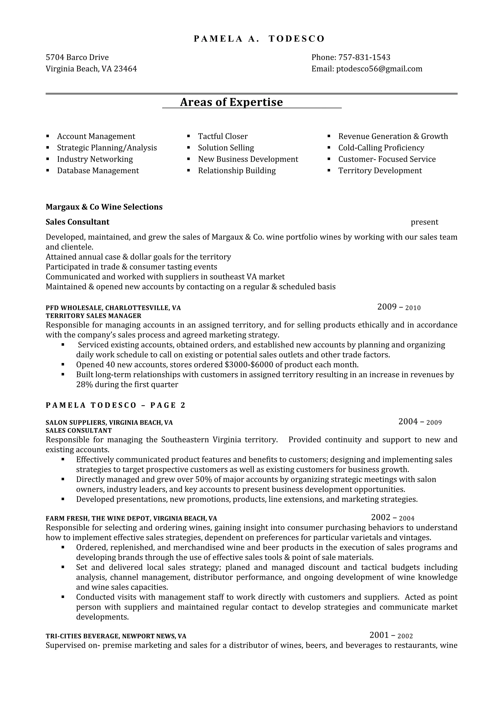 Todesco Resume | PDF