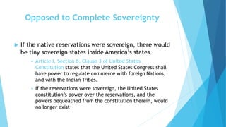 Tribal Sovereignty | PPTX