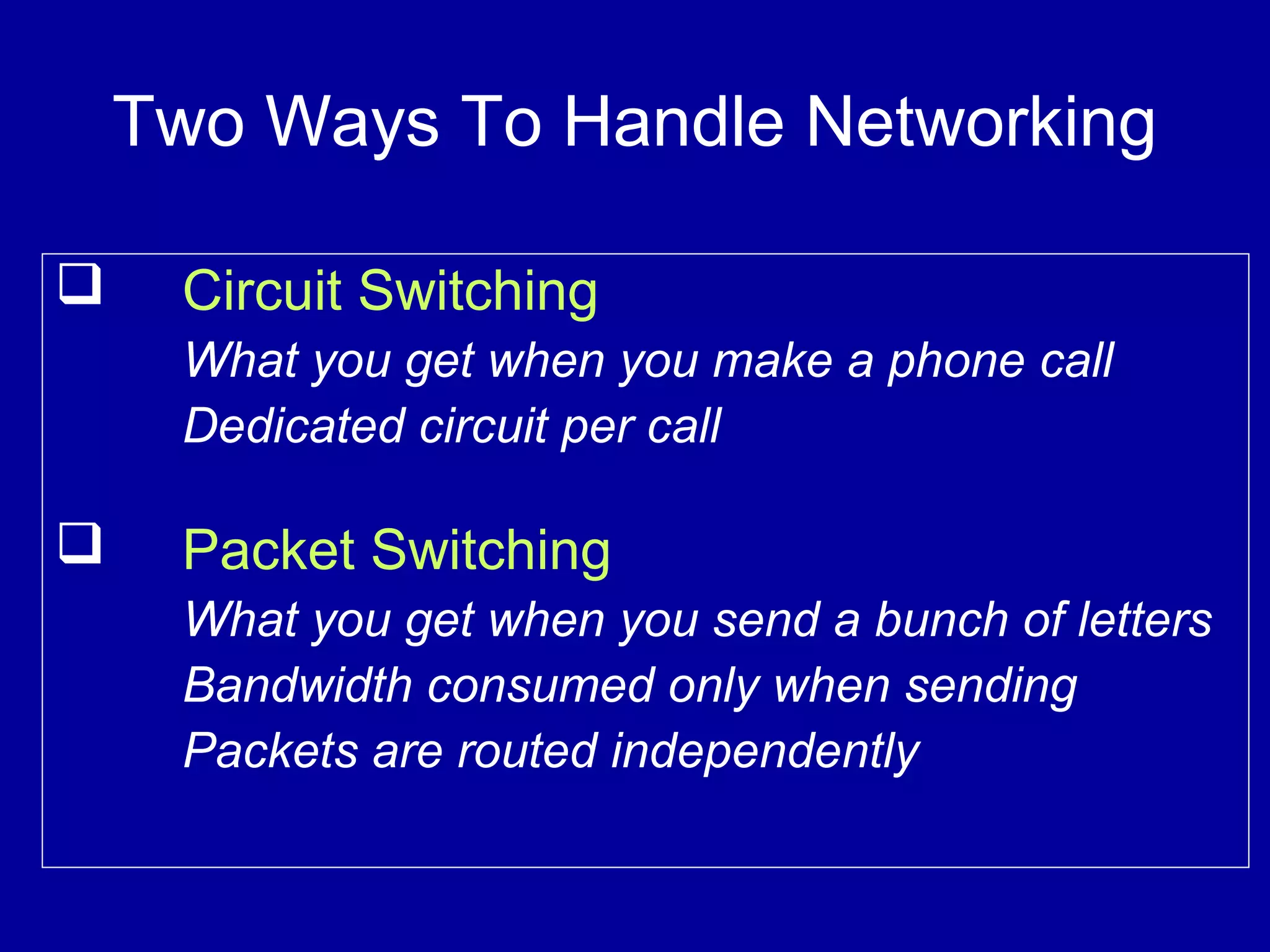 Fundamentals of Networking | PPT