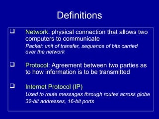 Fundamentals of Networking | PPT