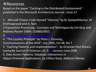 Caching in Distributed Environment | PDF