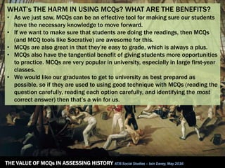 MCQ presentation | PPT