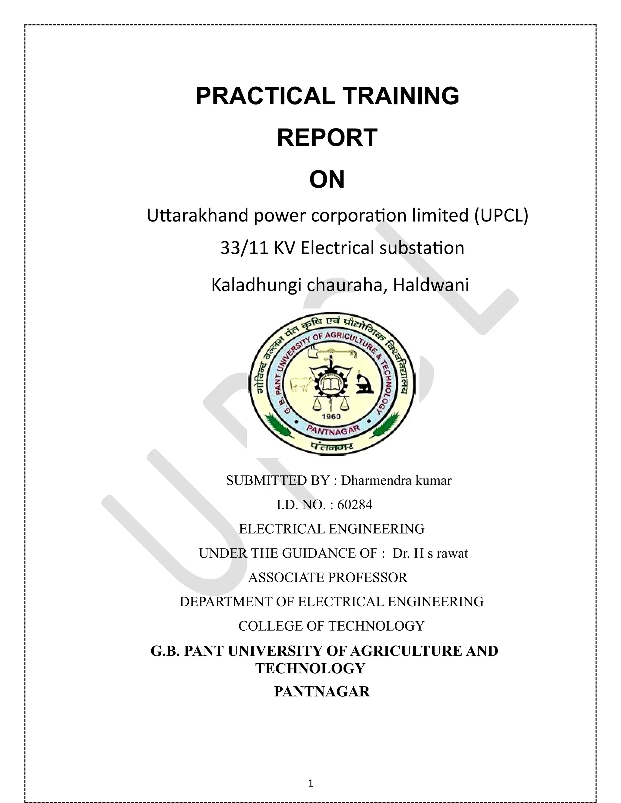 756534917-UPCL-Training-Report-33-11KV-Substation.pdf