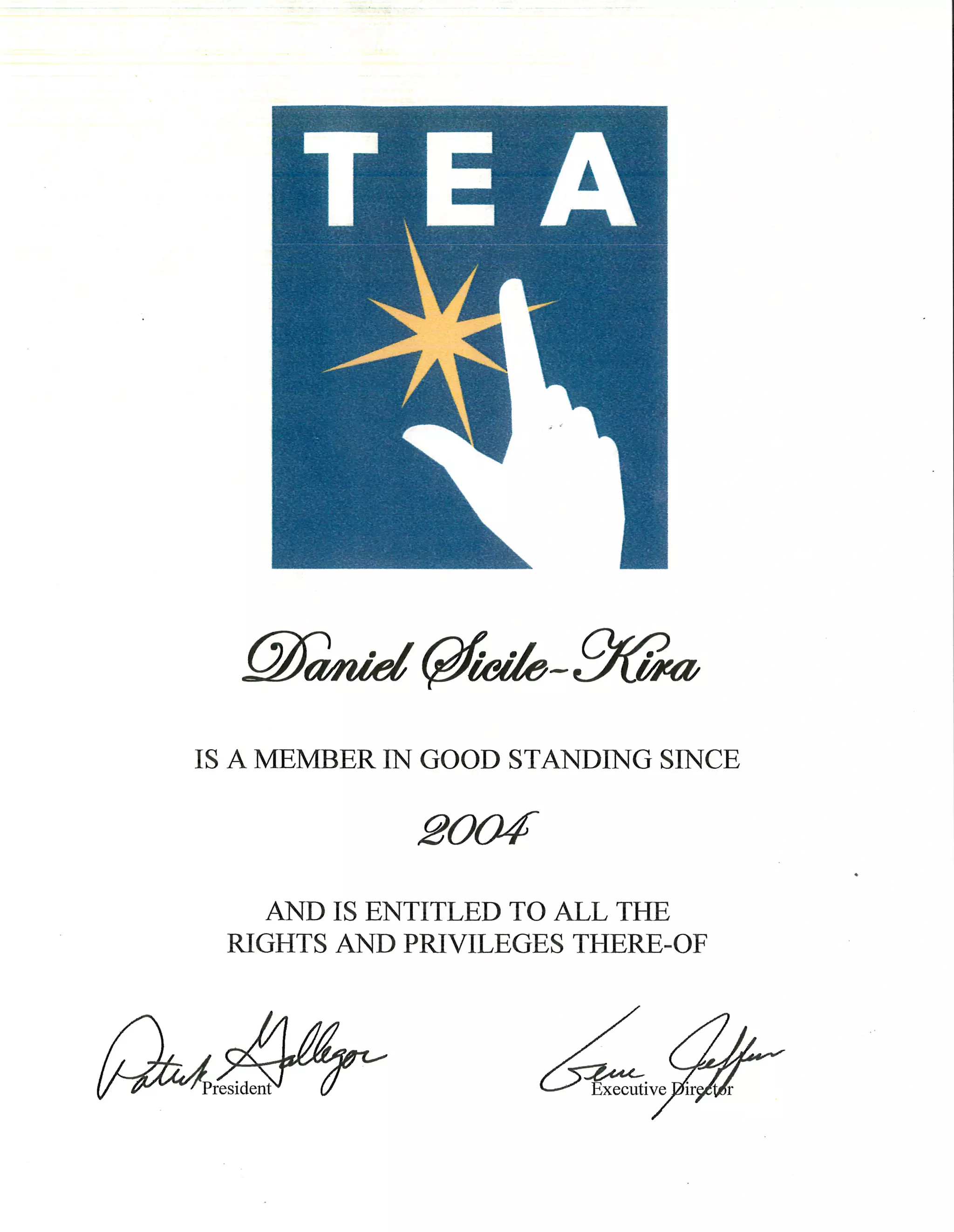 TEA Certificate | PDF