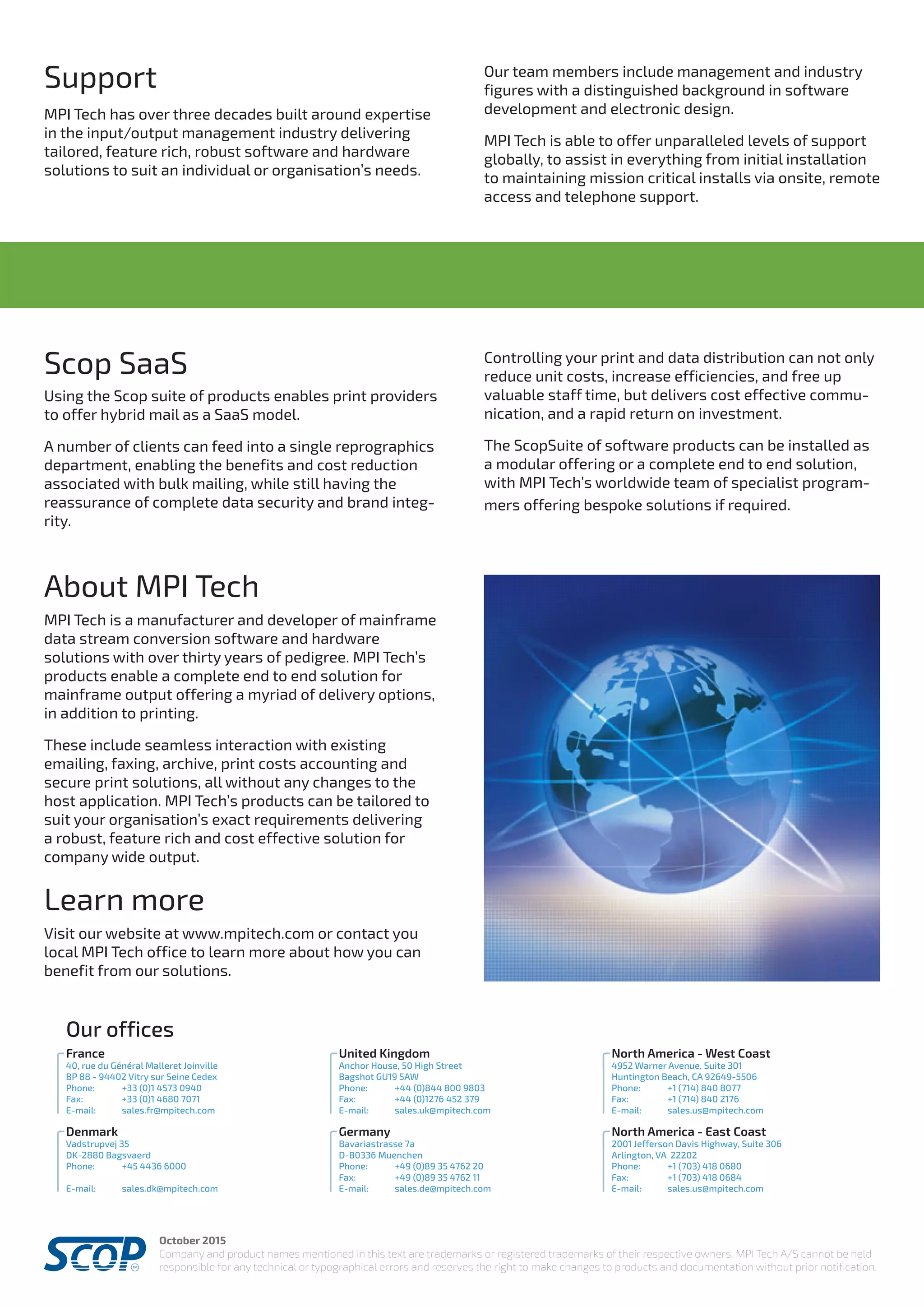 Scop Software Suite | PDF