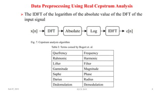 Fault Diagnosis of Induction Motor Bearing Using Cepstrum-based Preprocessing and Ensemble ...