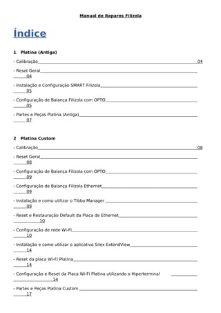 75706727 manual-de-reparos-filizola | PDF