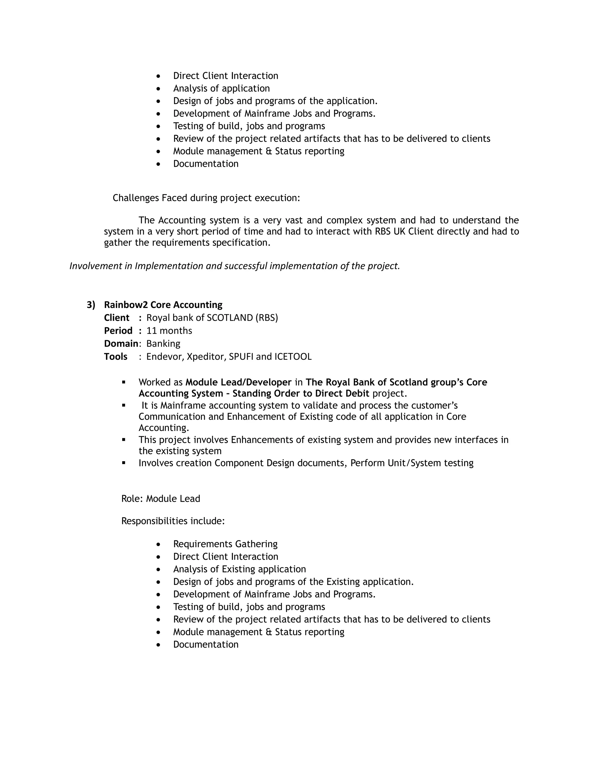 Ashwin - Mainframe Developer | DOC | Databases | Computer Software and Applications