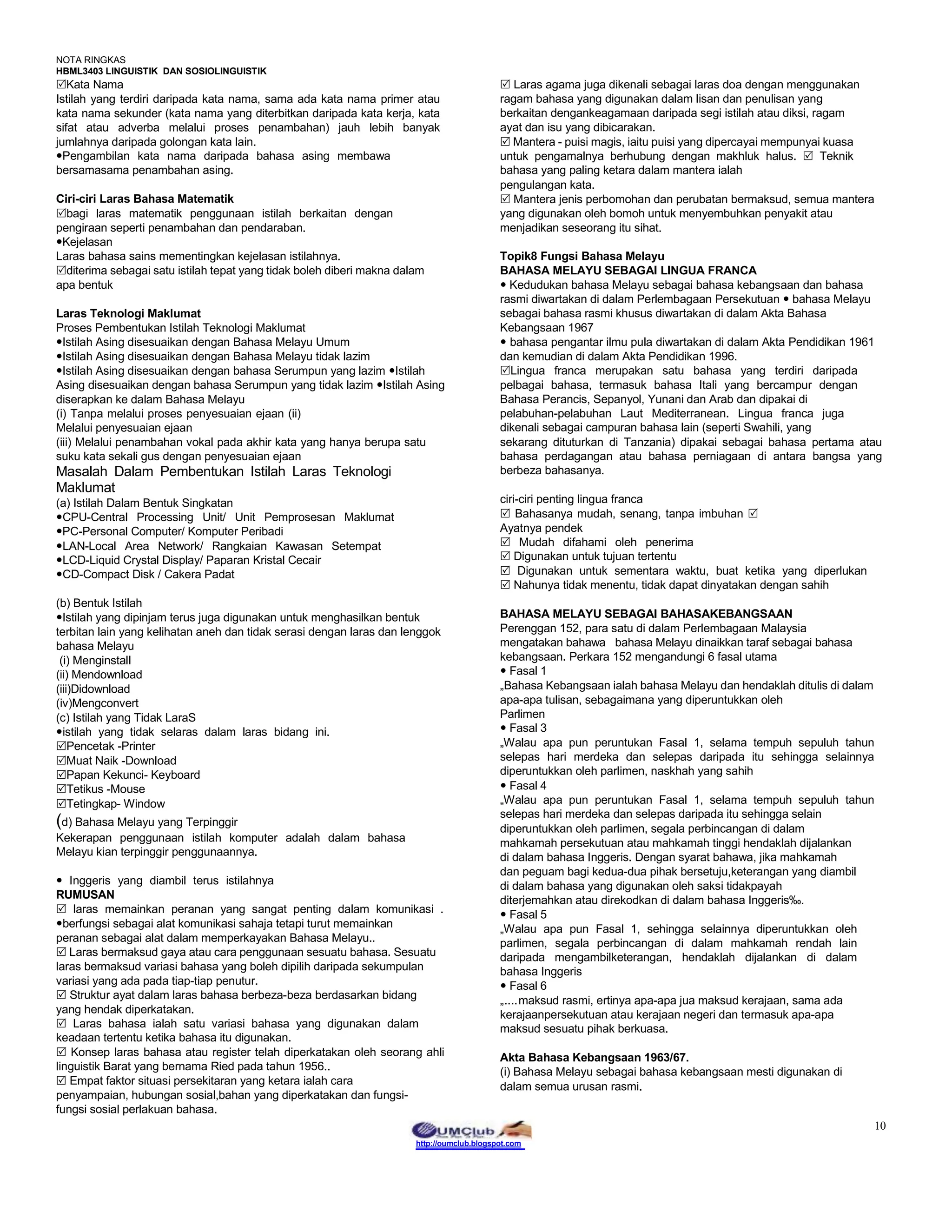 75748770 nota-ringkas-3403 | PDF
