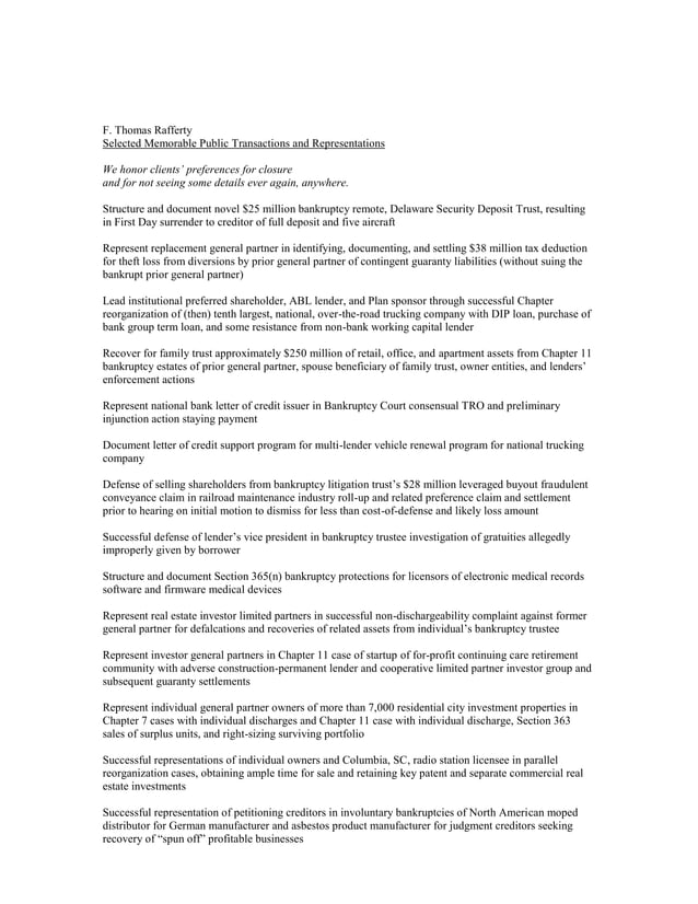 Resume Rafferty | PDF