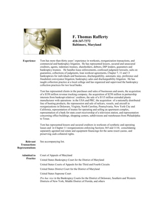 Resume Rafferty | PDF