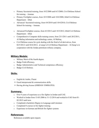 Hakeem Khalid CV 2016 | DOC