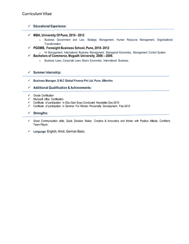 CV - Neha VERMA | DOCX