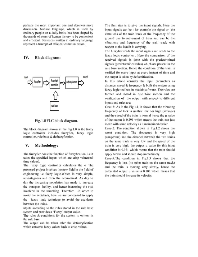 TrainCollisionAvoidanceUsingFuzzyLogic | PDF