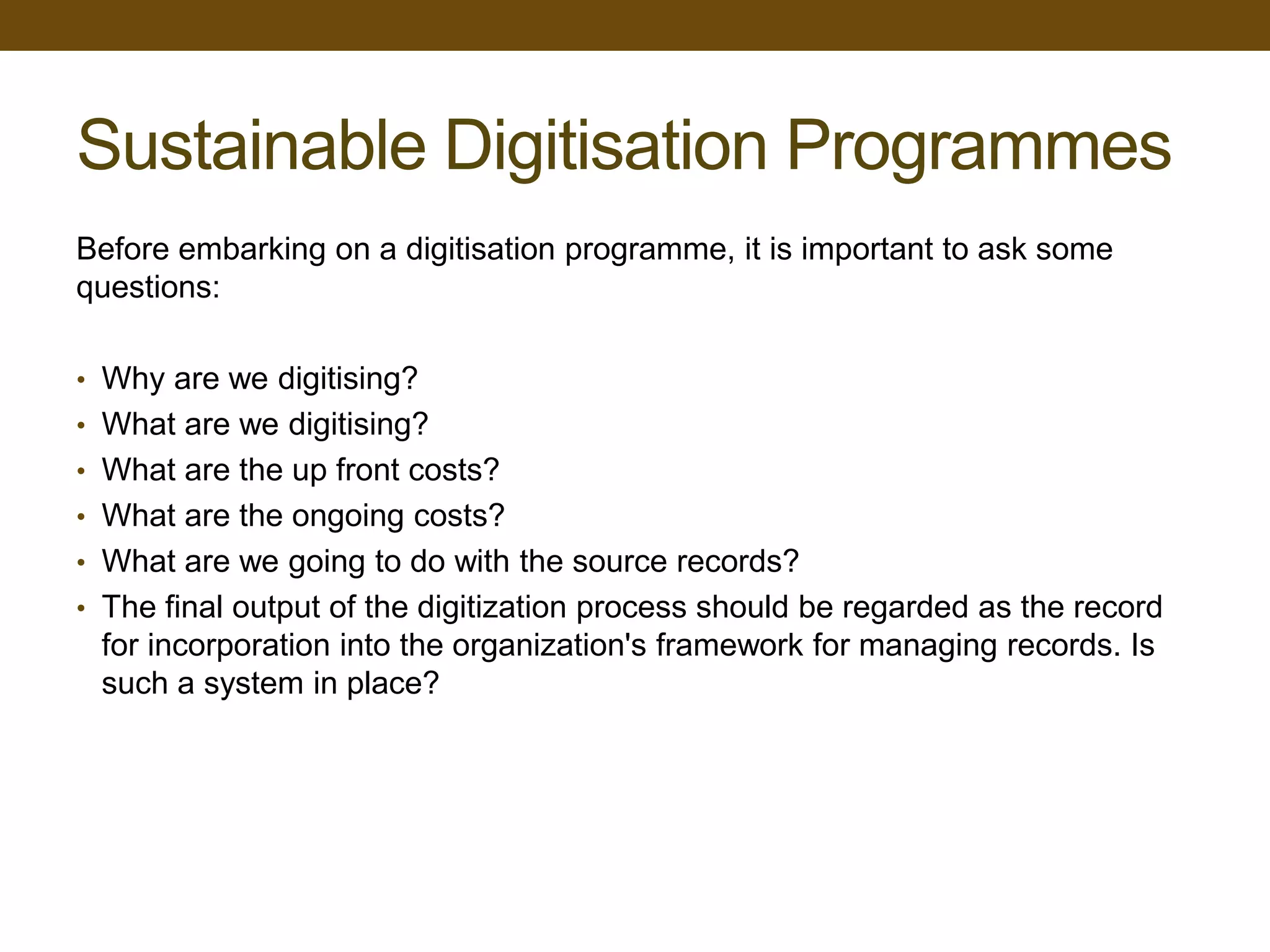 Digital Records Management & Preservation | PPTX