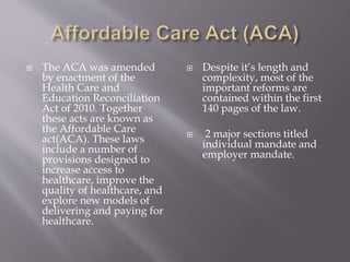 Healthcare reform | PPTX