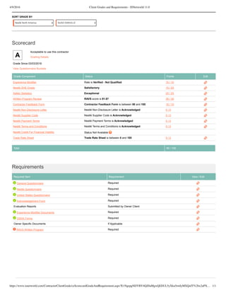 ISNetworld Grade6 | PDF
