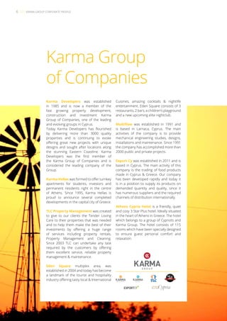 1. KARMA GROUP PROFILE | PDF