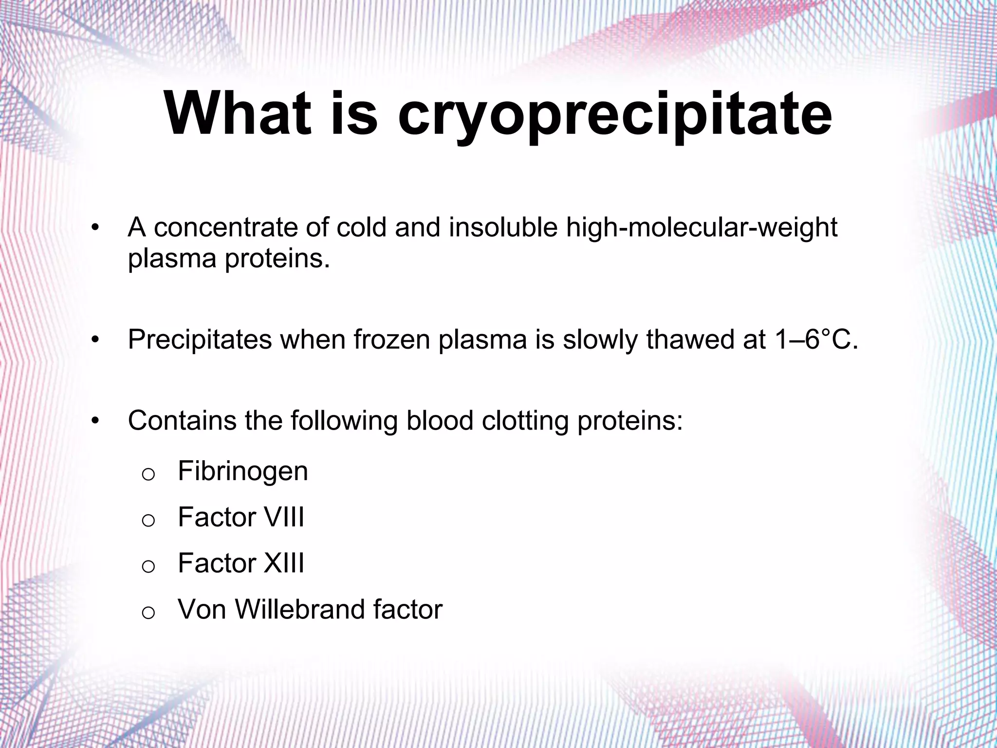 CME-Cryoprecipitate.ppt22mar | PDF