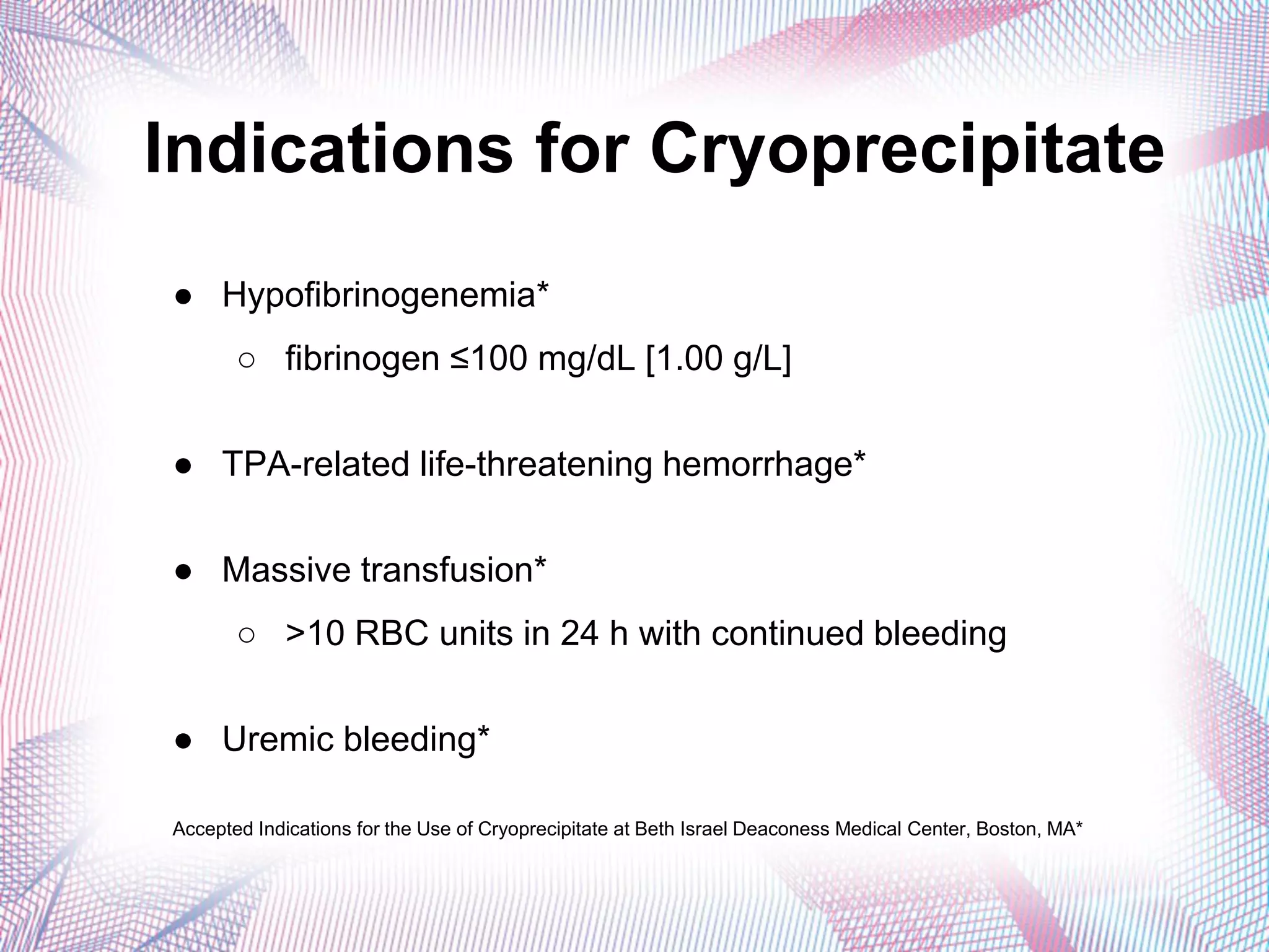 CME-Cryoprecipitate.ppt22mar | PDF