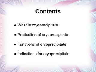 CME-Cryoprecipitate.ppt22mar | PDF