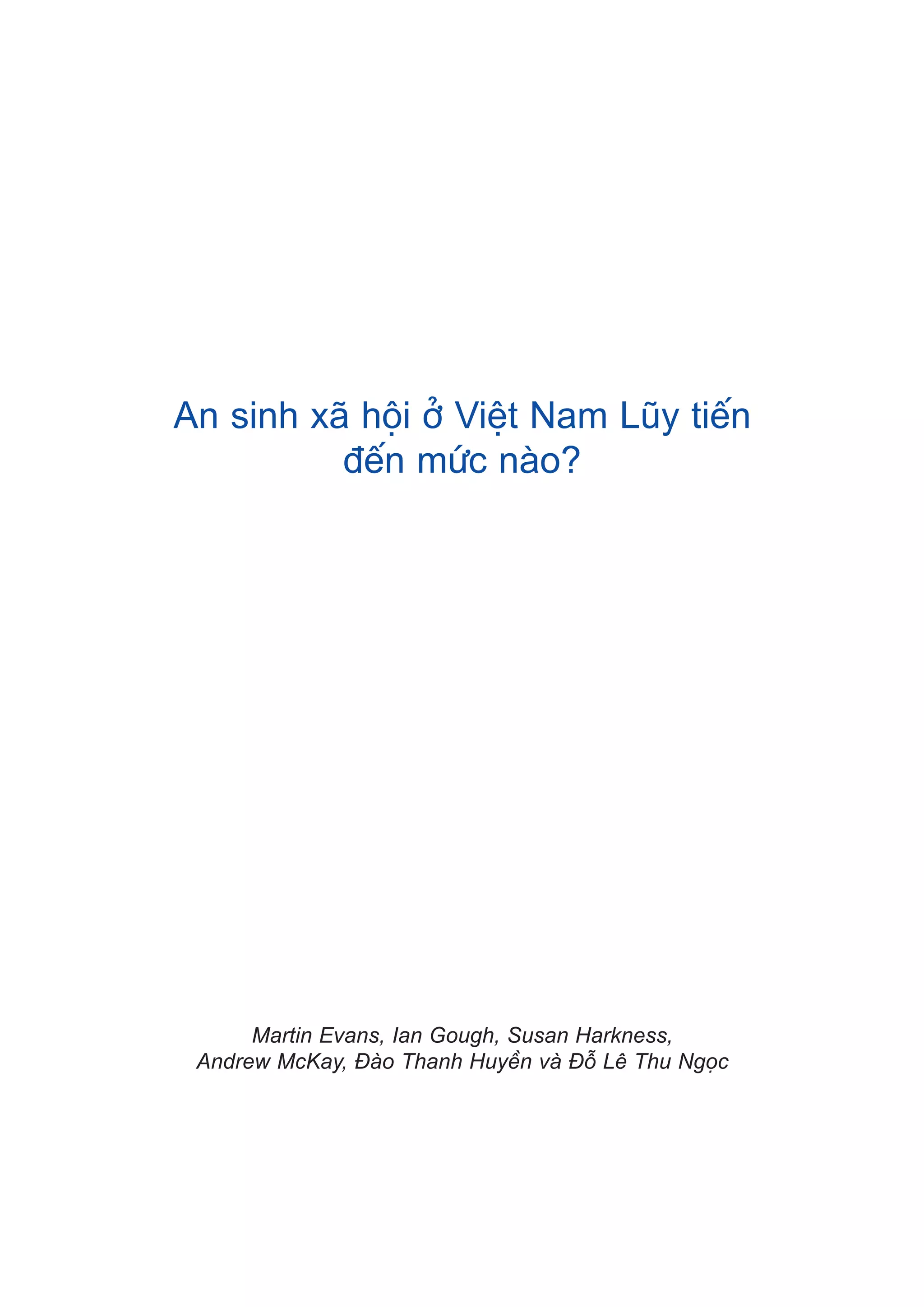 An sinh xa hoi o Viet Nam luy tien den muc nao? | PPT
